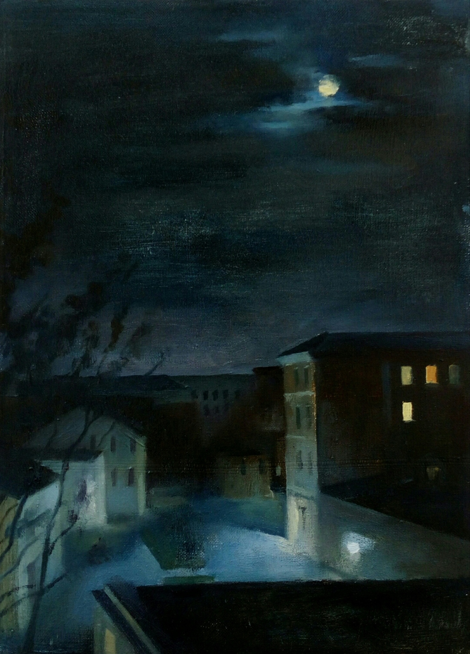 Night courtyard